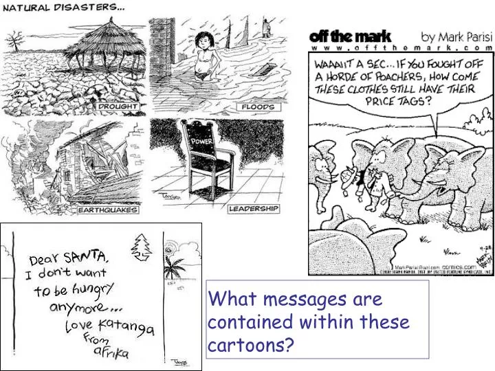 PPT - What messages are contained within these cartoons? PowerPoint ...
