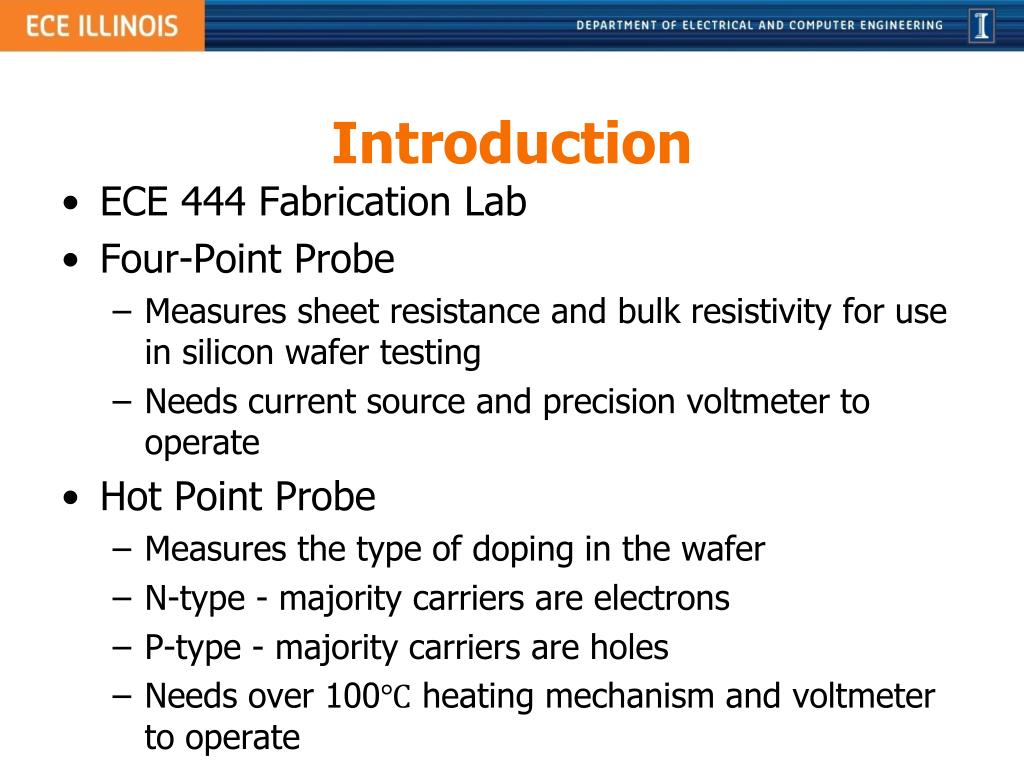 PPT - Designing a Robust Four-Point and Hot-Point Probe PowerPoint ...