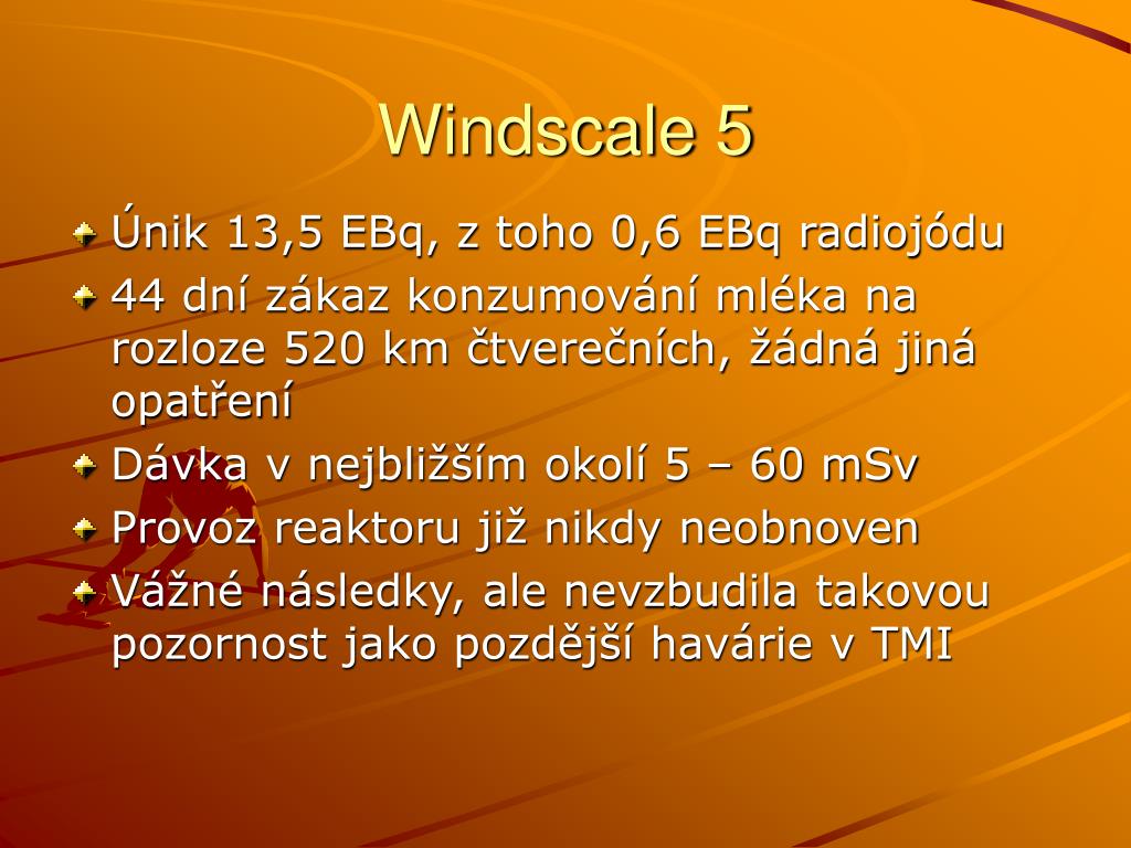 PPT - Radiační havárie jaderných elektráren a ochrana obyvatelstva ...