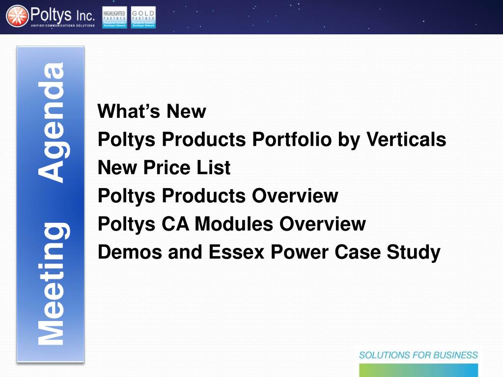 PPT - Poltys Unified Communication Solutions Jan 2013 PowerPoint ...