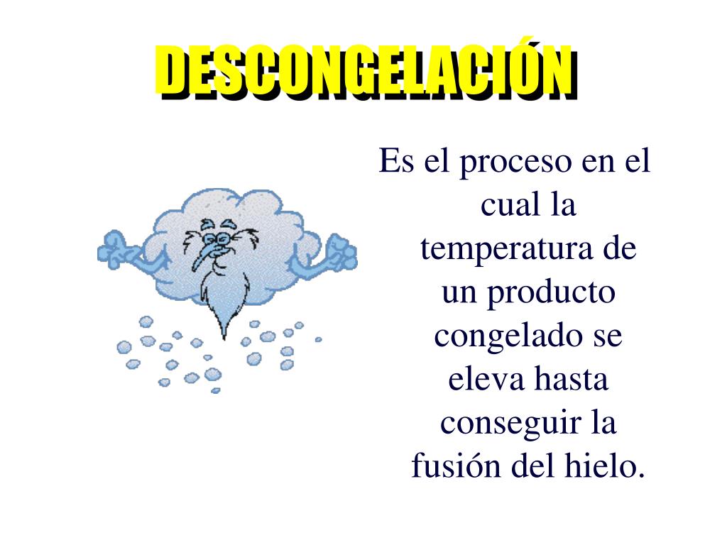 PPT - CONGELACION Y REFRIGERACION DE ALIMENTOS PowerPoint Presentation ...