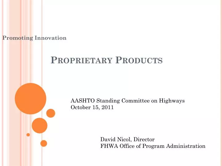 PPT - Proprietary Products PowerPoint Presentation, free download - ID ...