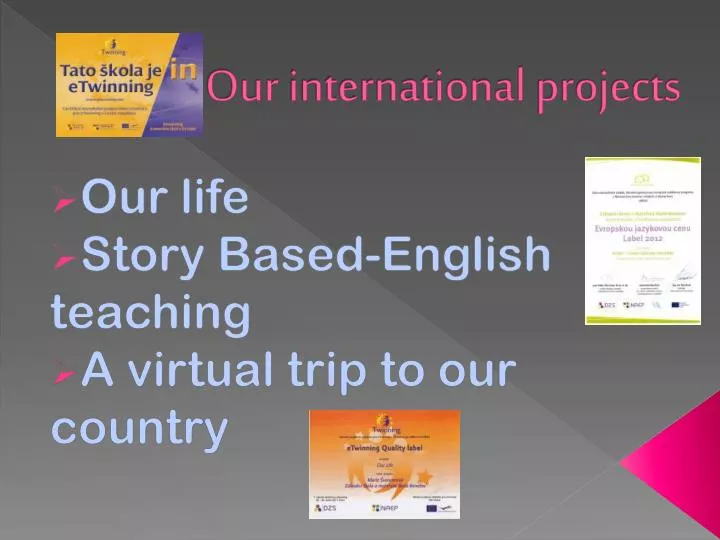 PPT - Our international projects PowerPoint Presentation, free download ...