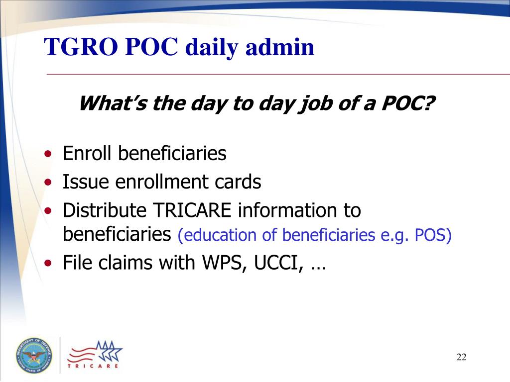 PPT - Waldemar Pustul Deputy Director, Remote Site Health Care TRICARE ...