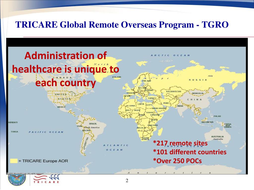 PPT - Waldemar Pustul Deputy Director, Remote Site Health Care TRICARE ...