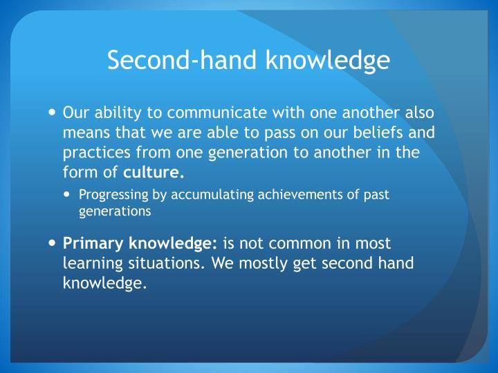 PPT - The Nature of Knowledge PowerPoint Presentation - ID:3045786