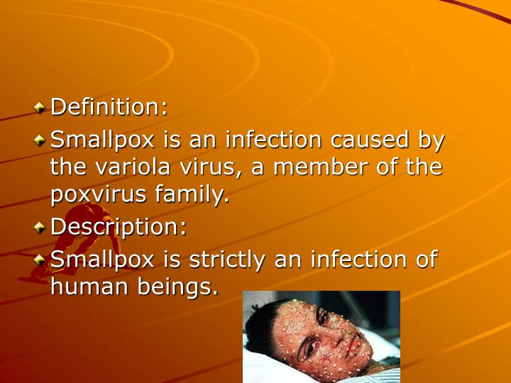 Smallpox Definition