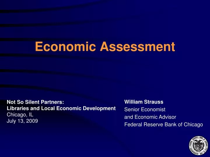 PPT - Economic Assessment PowerPoint Presentation, free download - ID ...