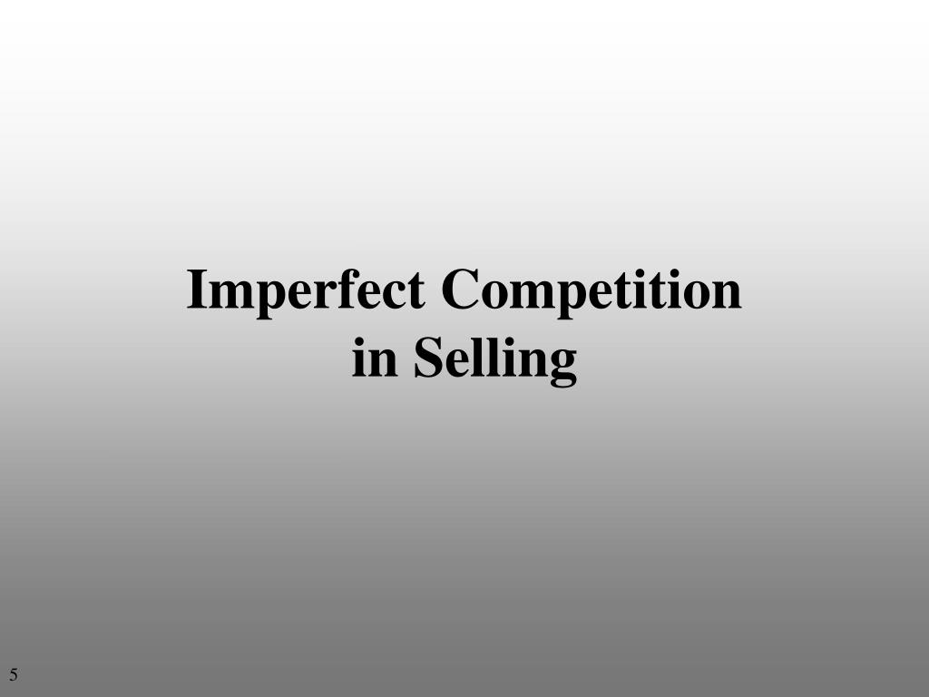 PPT - Market Equilibrium and Market Demand: Imperfect Competition ...