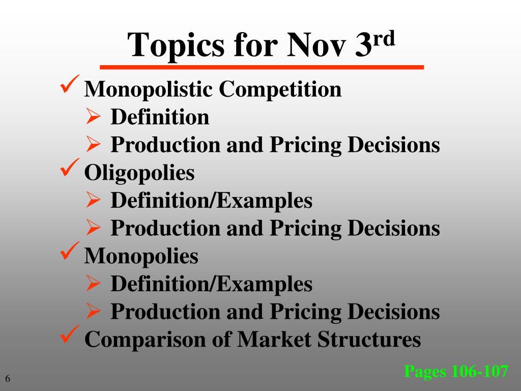 PPT - Market Equilibrium and Market Demand: Imperfect Competition ...