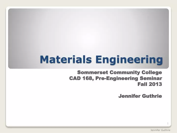 Ppt Materials Engineering Powerpoint Presentation Free Download Id