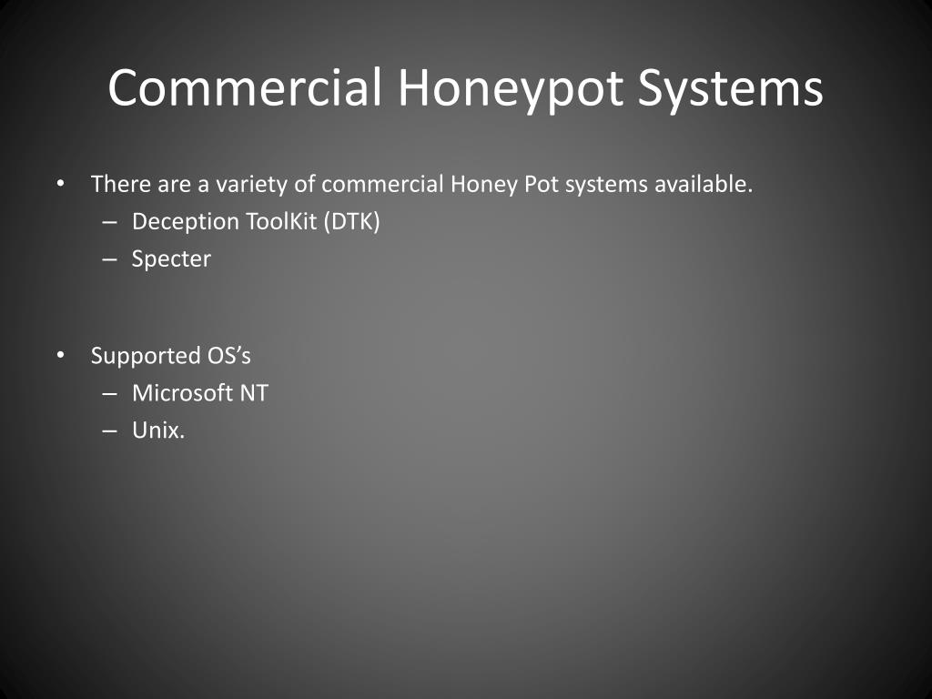 PPT - HONEYPOT PowerPoint Presentation, free download - ID:3046277
