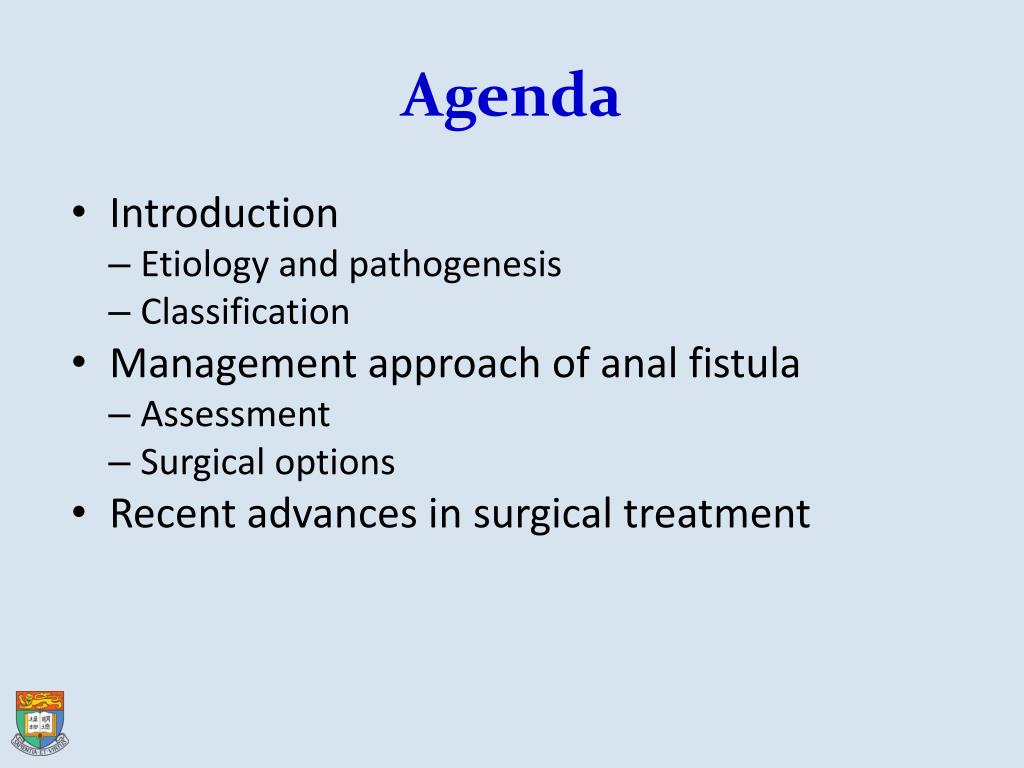 PPT - Recent Advances in Surgical Management of Complex Cryptoglandular ...