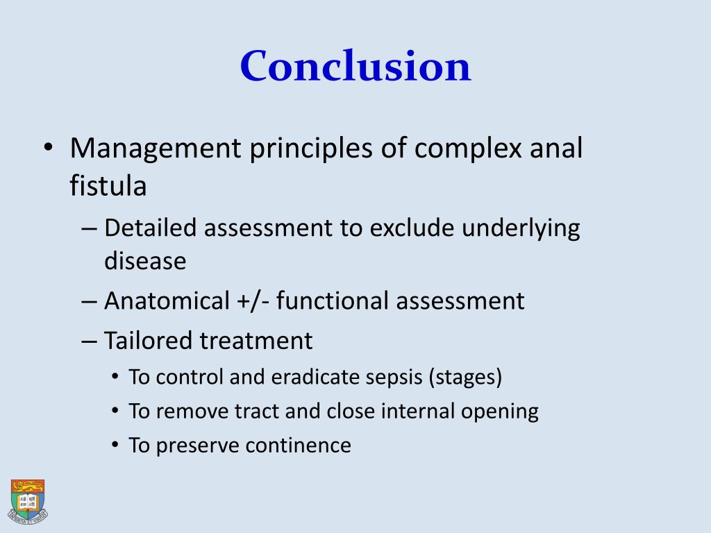 PPT - Recent Advances in Surgical Management of Complex Cryptoglandular ...