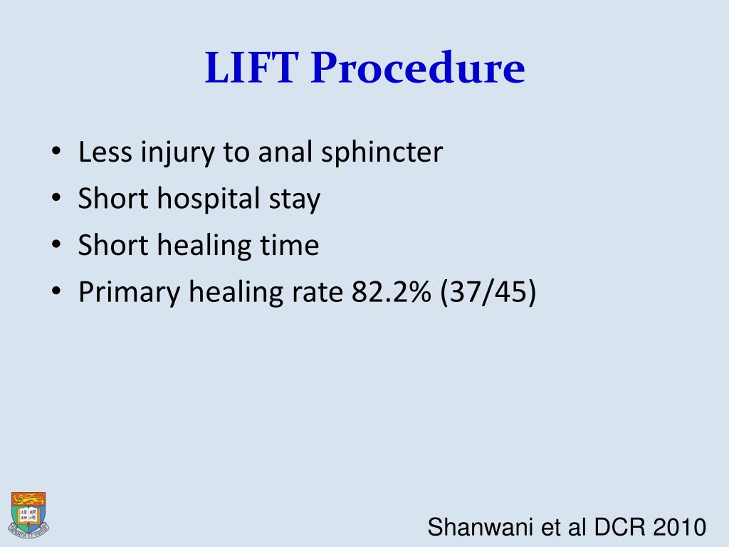 PPT - Recent Advances in Surgical Management of Complex Cryptoglandular ...