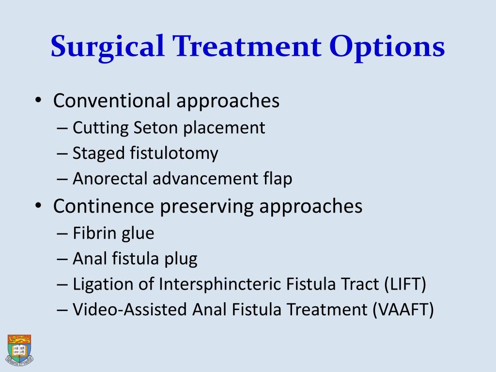 PPT - Recent Advances in Surgical Management of Complex Cryptoglandular ...