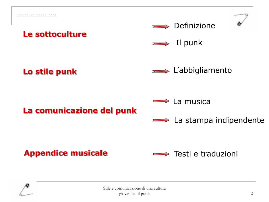 PPT - Stile e comunicazione di una cultura giovanile: il Punk ...