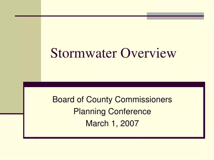 PPT - Stormwater Overview PowerPoint Presentation, free download - ID ...