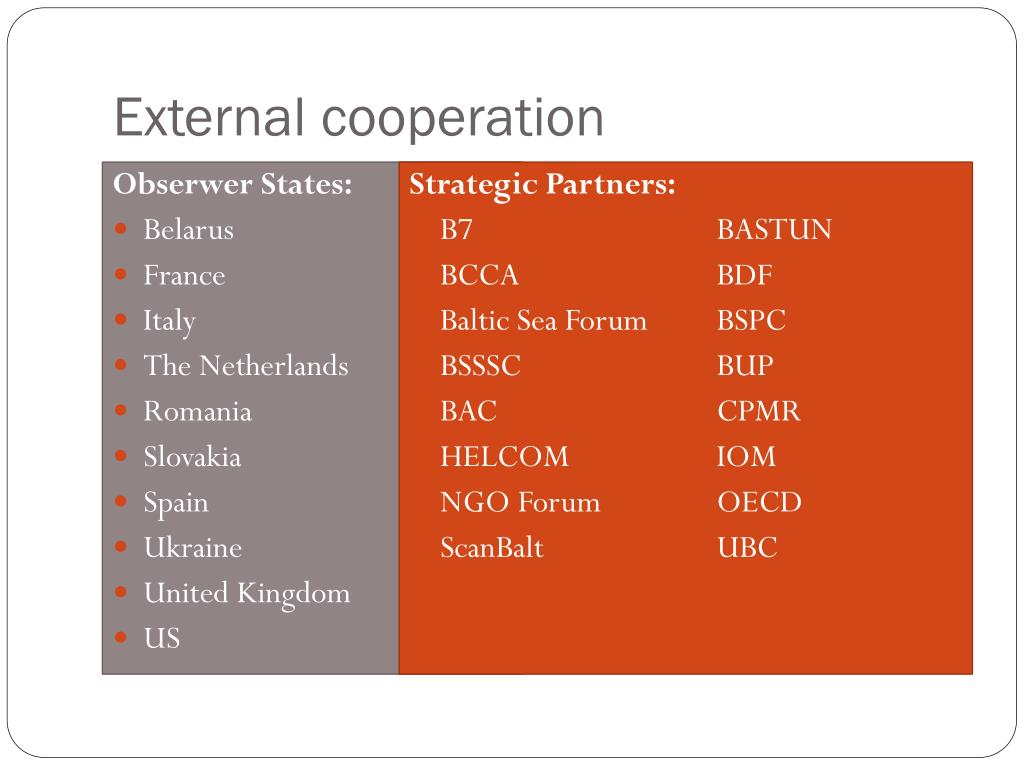 PPT - The Council of the Baltic Sea States: Enhancing Security and ...