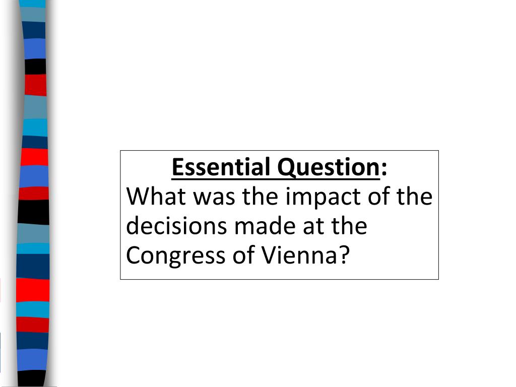 PPT - NAPOLEON BONAPARTE and the CONGRESS OF VIENNA PowerPoint ...