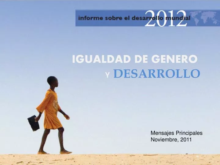 PPT - IGUALDAD DE GENERO Y DESARROLLO PowerPoint Presentation, free ...