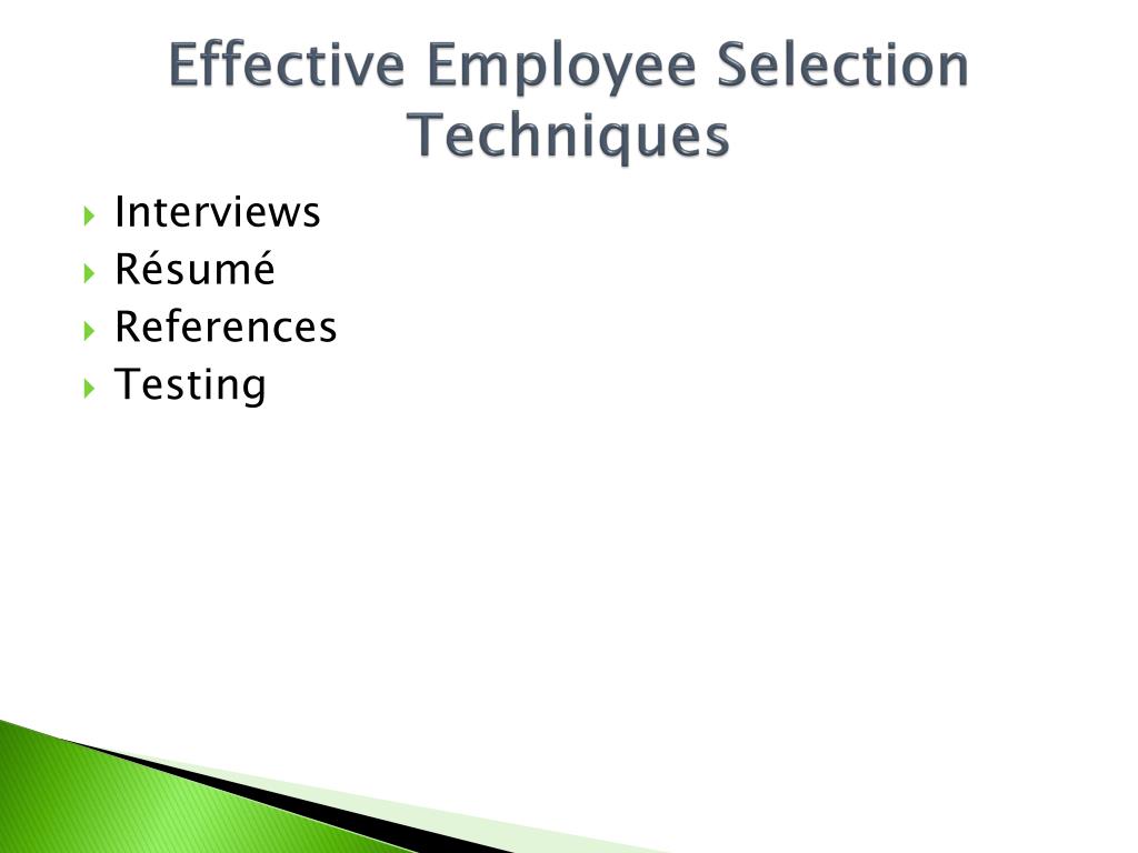 PPT - Personnel Psychology: Employee Selection PowerPoint Presentation ...