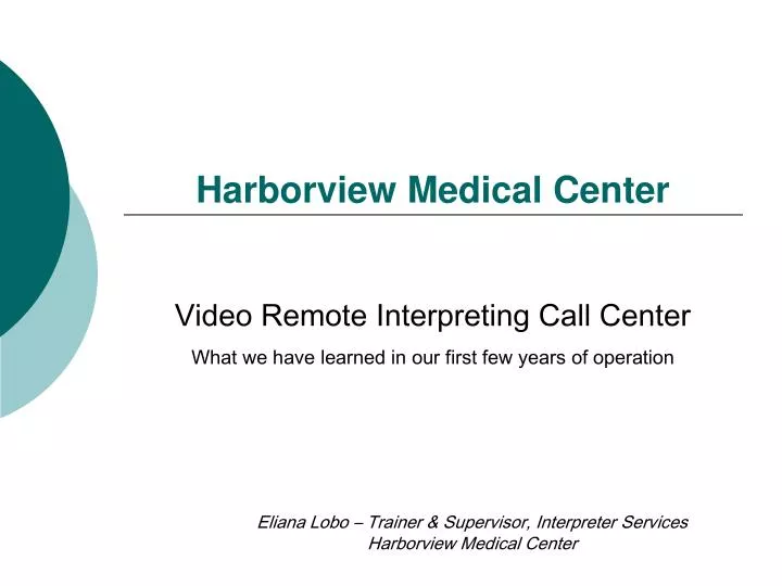 PPT - Harborview Medical Center PowerPoint Presentation, free download ...