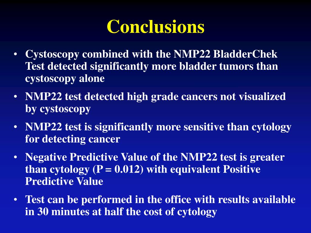PPT - Barry Stein, M.D. G. Katz, M.D. NMP22 Clinical Investigation ...