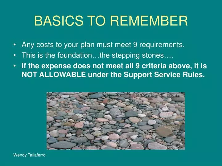 PPT - BASICS TO REMEMBER PowerPoint Presentation, free download - ID ...