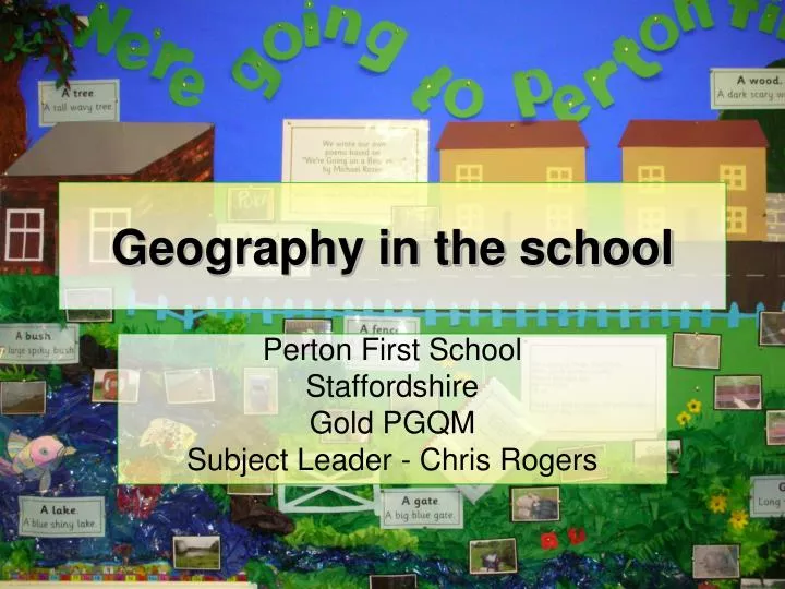 PPT - Geography in the school PowerPoint Presentation, free download ...