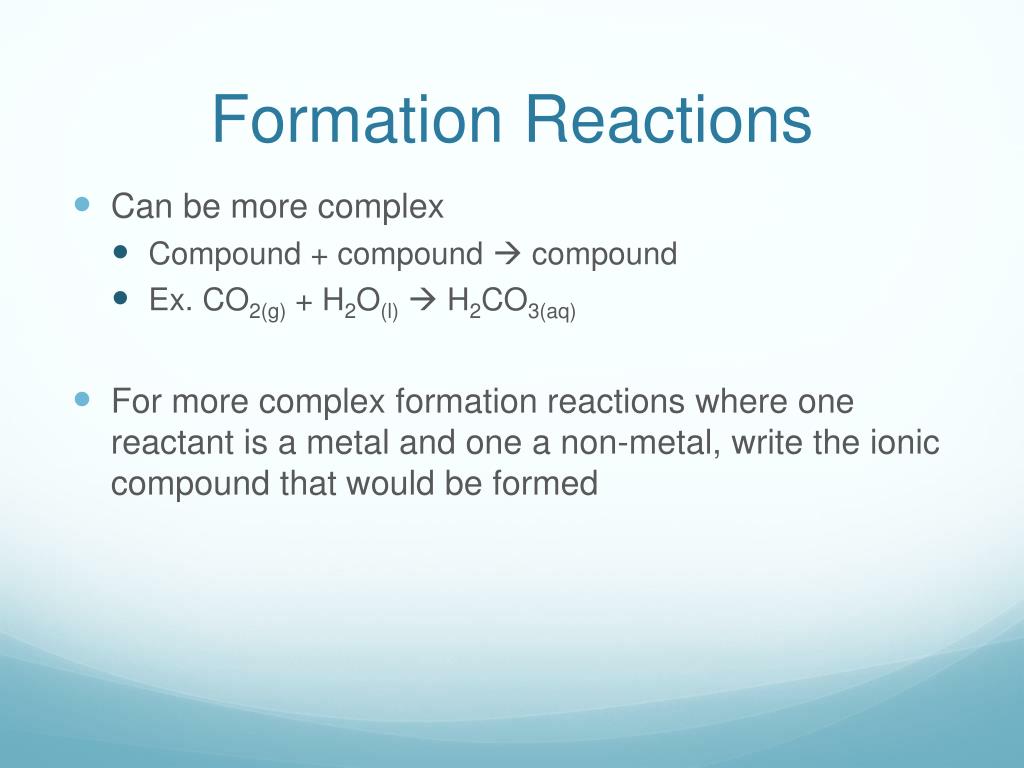 PPT - Types of Chemical Reactions PowerPoint Presentation, free ...