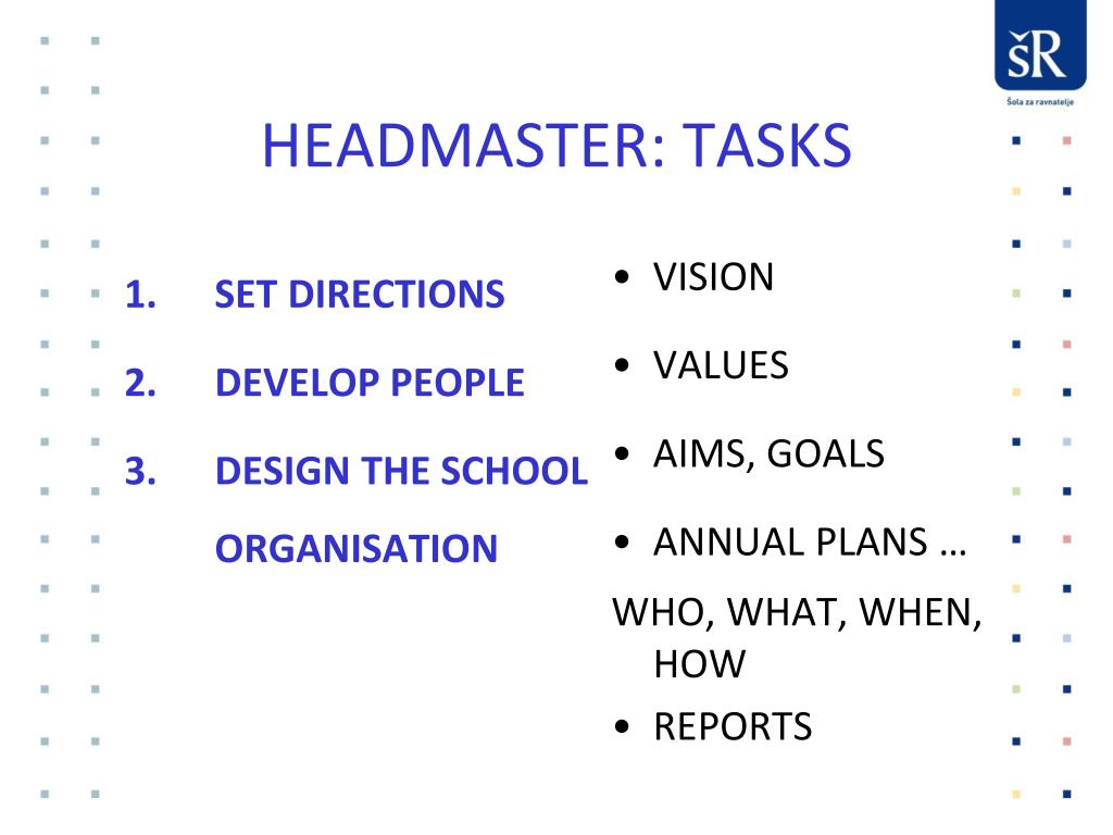 PPT - DISTRIBUTED SCHOOL LEADERSHIP HEADMASTER AND CLASS TEACHERS: WHO ...