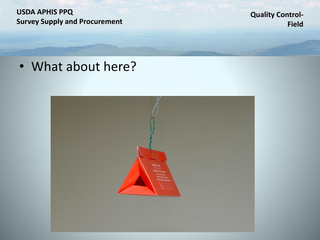 PPT - USDA - APHIS - PPQ Survey Supply and Procurement - SSP PowerPoint ...