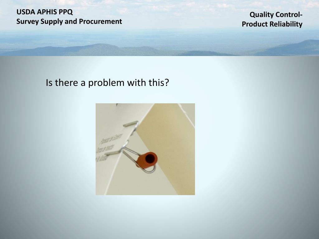 PPT - USDA - APHIS - PPQ Survey Supply and Procurement - SSP PowerPoint ...