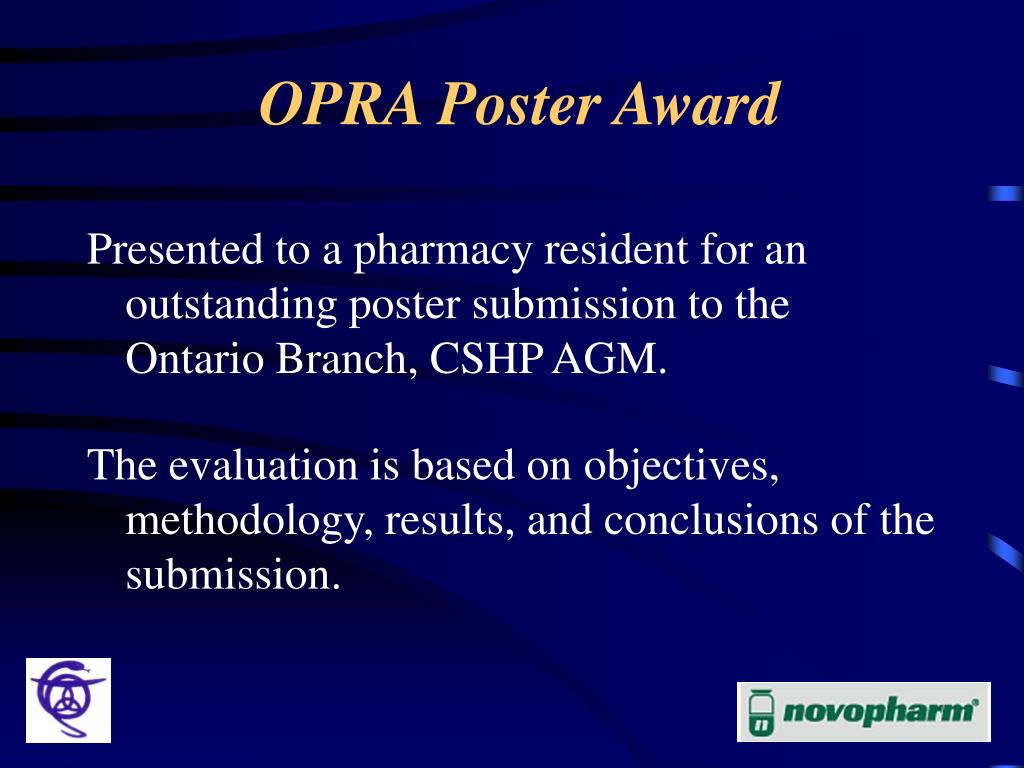 PPT - Ontario Branch CSHP 2005 Awards Night PowerPoint Presentation ...