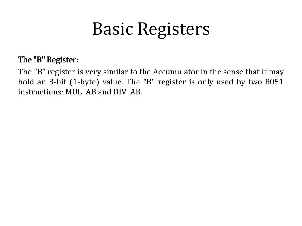 PPT - Microcontroller 8051 PowerPoint Presentation, free download - ID ...