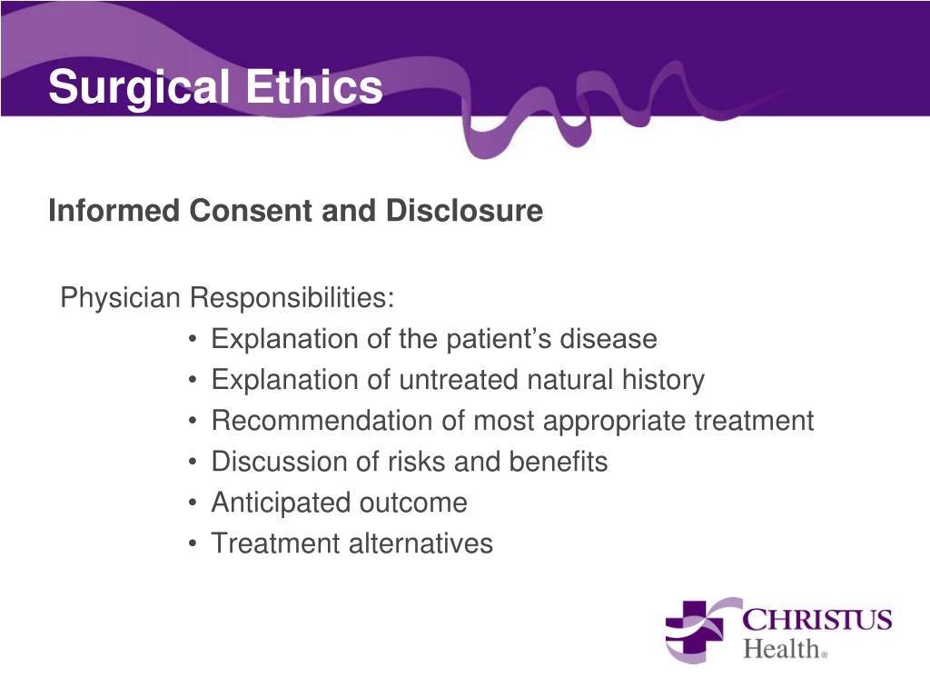 PPT - Surgery Ethics Tamerla Chavis, MD Neurosurgeon CHRISTUS St ...