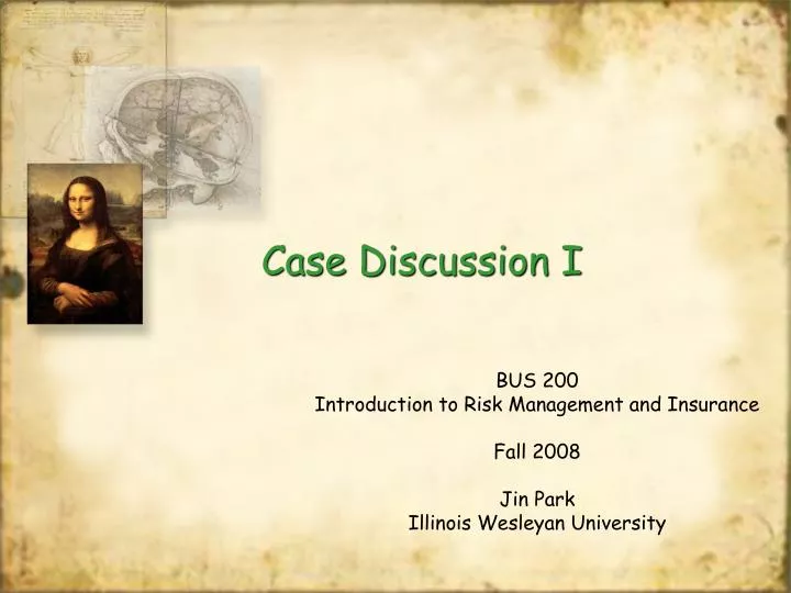 PPT - Case Discussion I PowerPoint Presentation, free download - ID:3050906