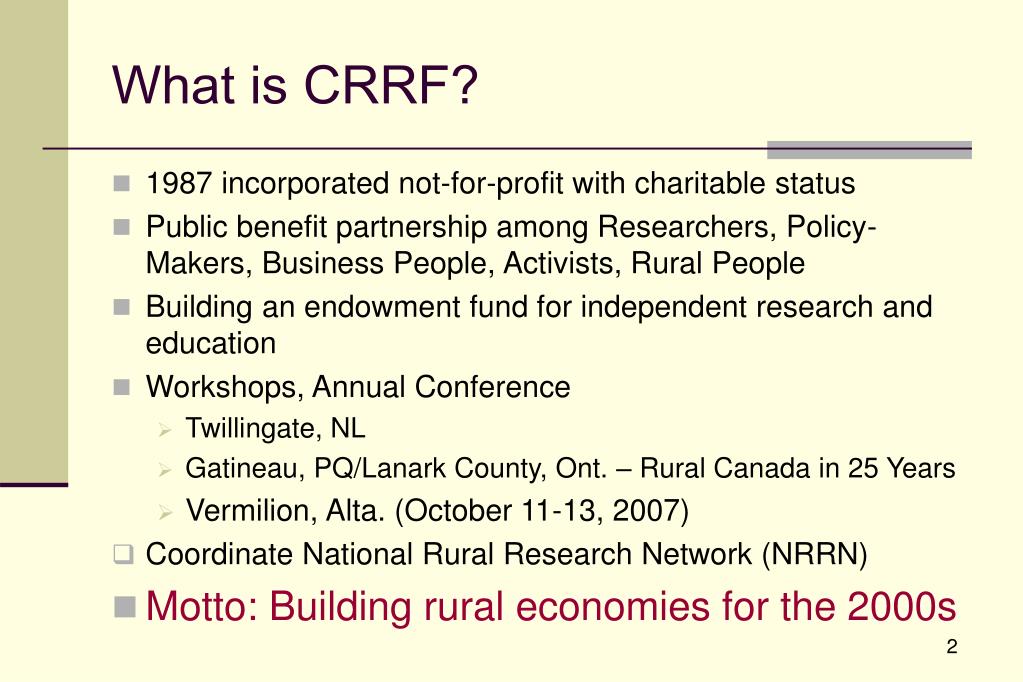 PPT - Mike Stolte & Craig Pollett Presentation to FCM – Rural Forum ...