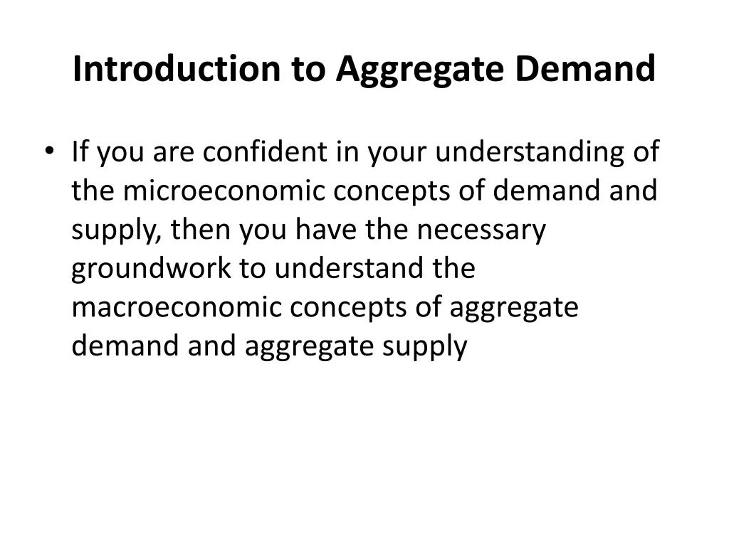 PPT - Understanding Aggregate Demand in Economics PowerPoint ...