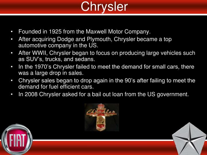 PPT - The Fiat-Chrysler Case Study PowerPoint Presentation - ID:3051194