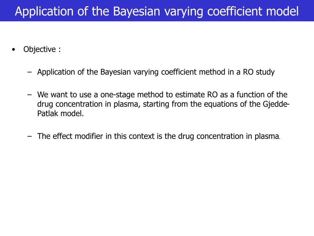 Ppt Receptor Occupancy Estimation By Using Bayesian Varying