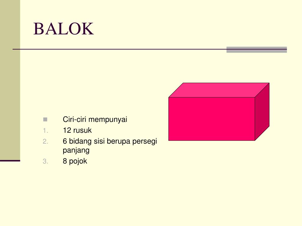 PPT - PEMBELAJARAN MATEMATIKA SMP PENGENALAN BANGUN RUANG PowerPoint ...