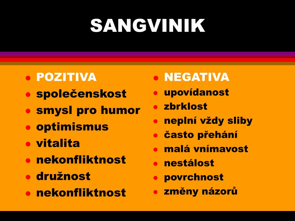 PPT - CHARAKTERISTIKY typů osobnosti rozdělení podle Eysencka ...
