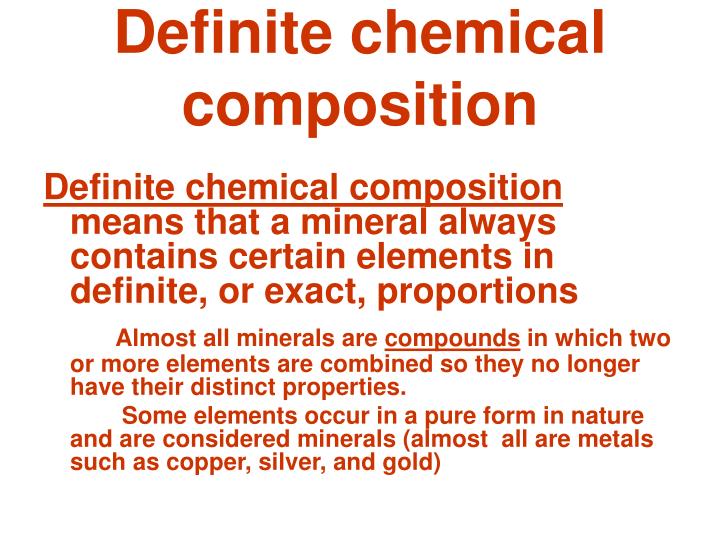 PPT - PROPERTIES OF MINERALS Chapter 2, Section 1 PowerPoint ...