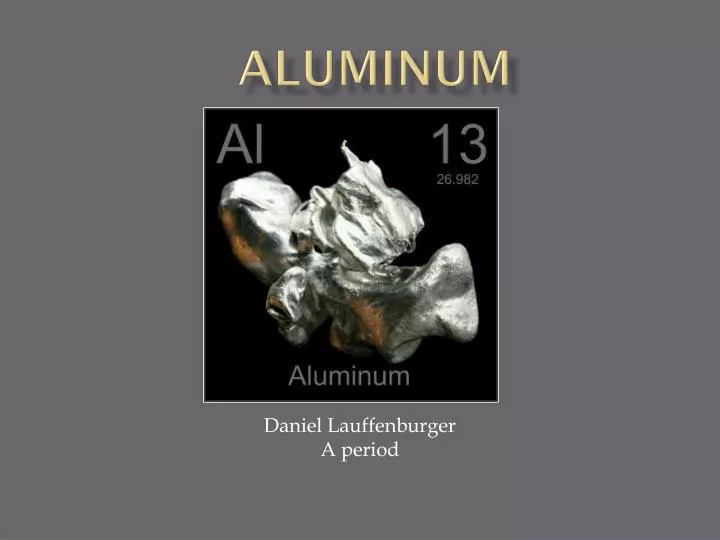 PPT - Aluminum PowerPoint Presentation, free download - ID:3052164