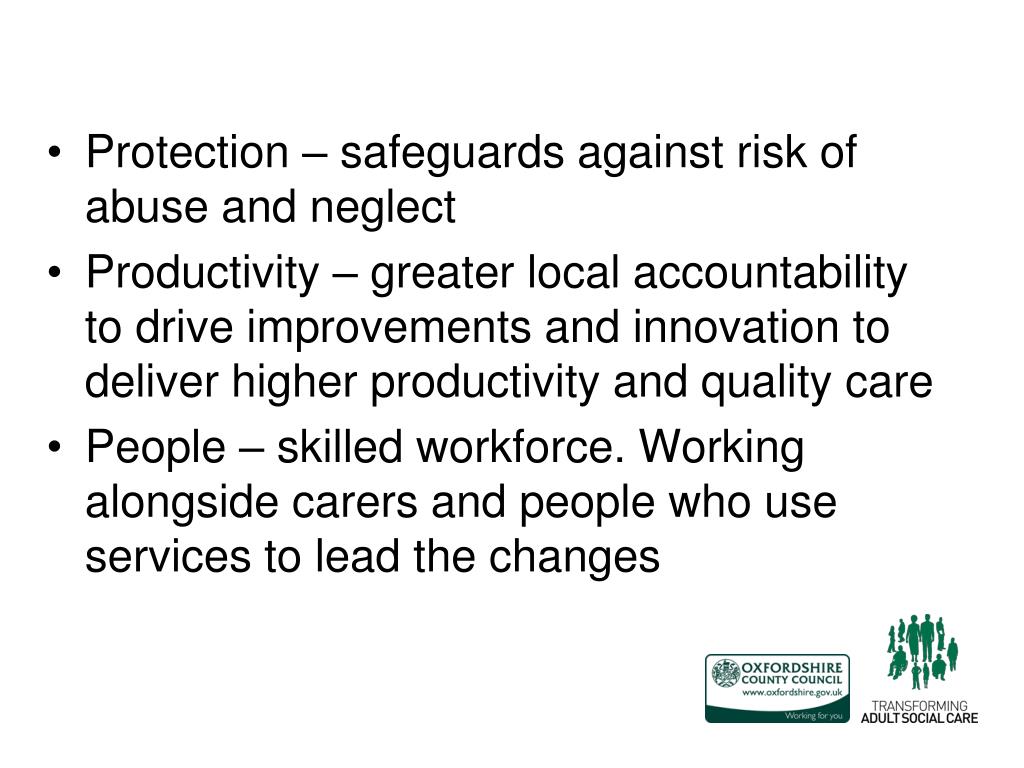 PPT - Transforming Adult Social Care PowerPoint Presentation, free ...