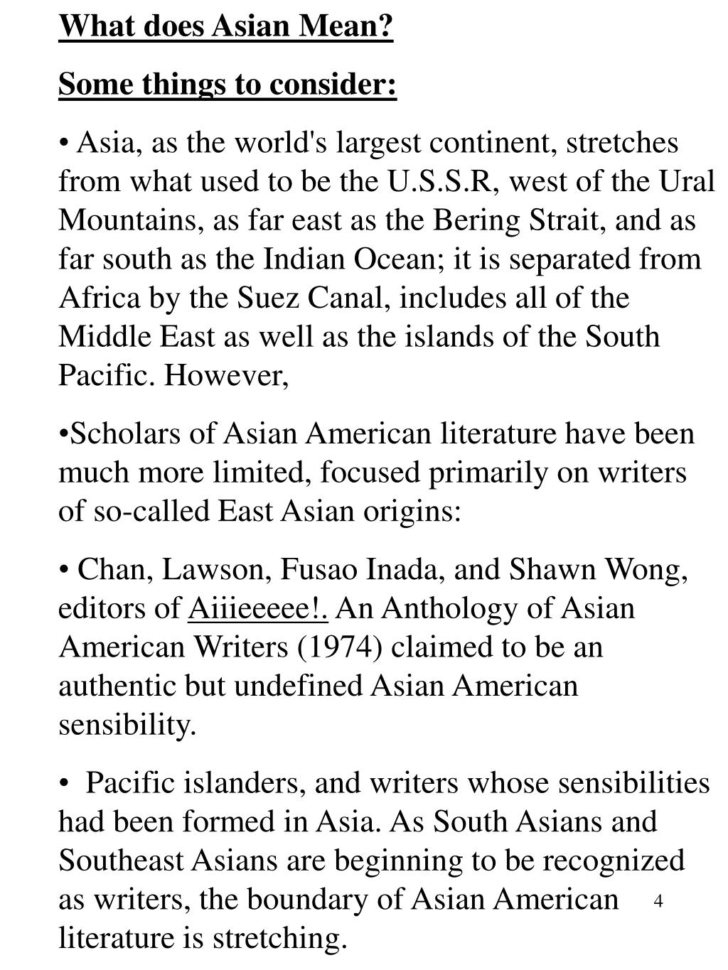 PPT - Asian American Literature and Culture: A Brief History PowerPoint ...