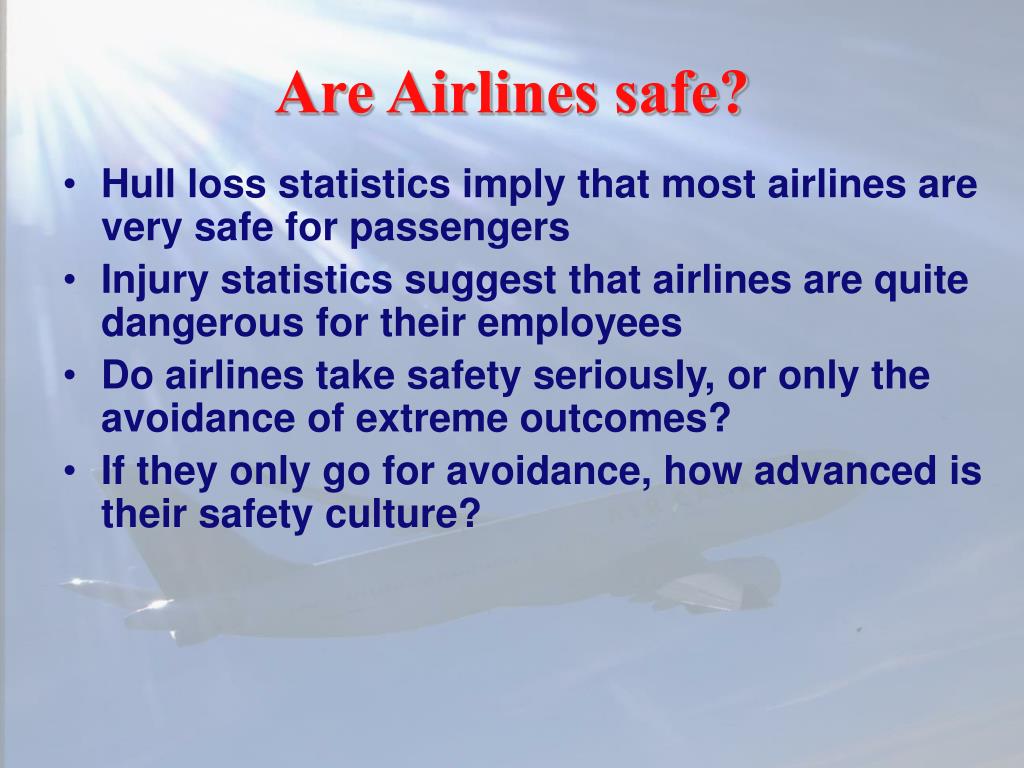 PPT - Achieving a Safety Culture in Aviation PowerPoint Presentation ...