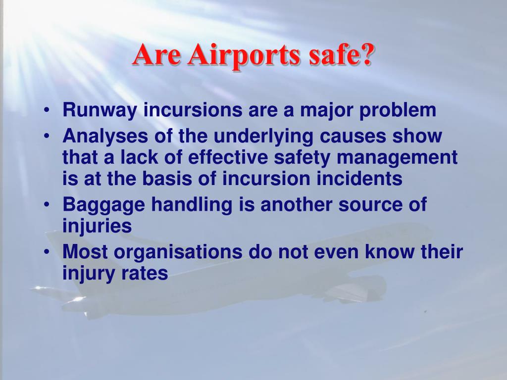 PPT - Achieving a Safety Culture in Aviation PowerPoint Presentation ...